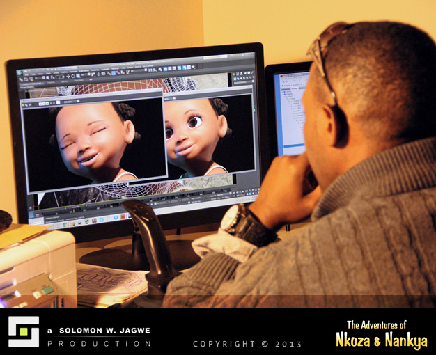 3D Renders, Setting and Characters – The Adventures of Nkoza and Nankya